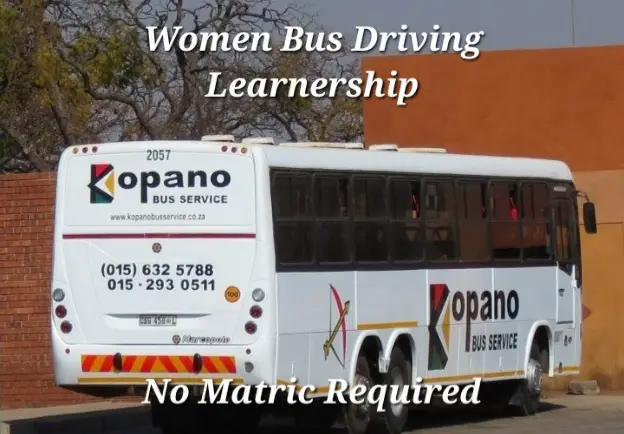 Bus Driver Learnership For Women - Sasa-vacancies