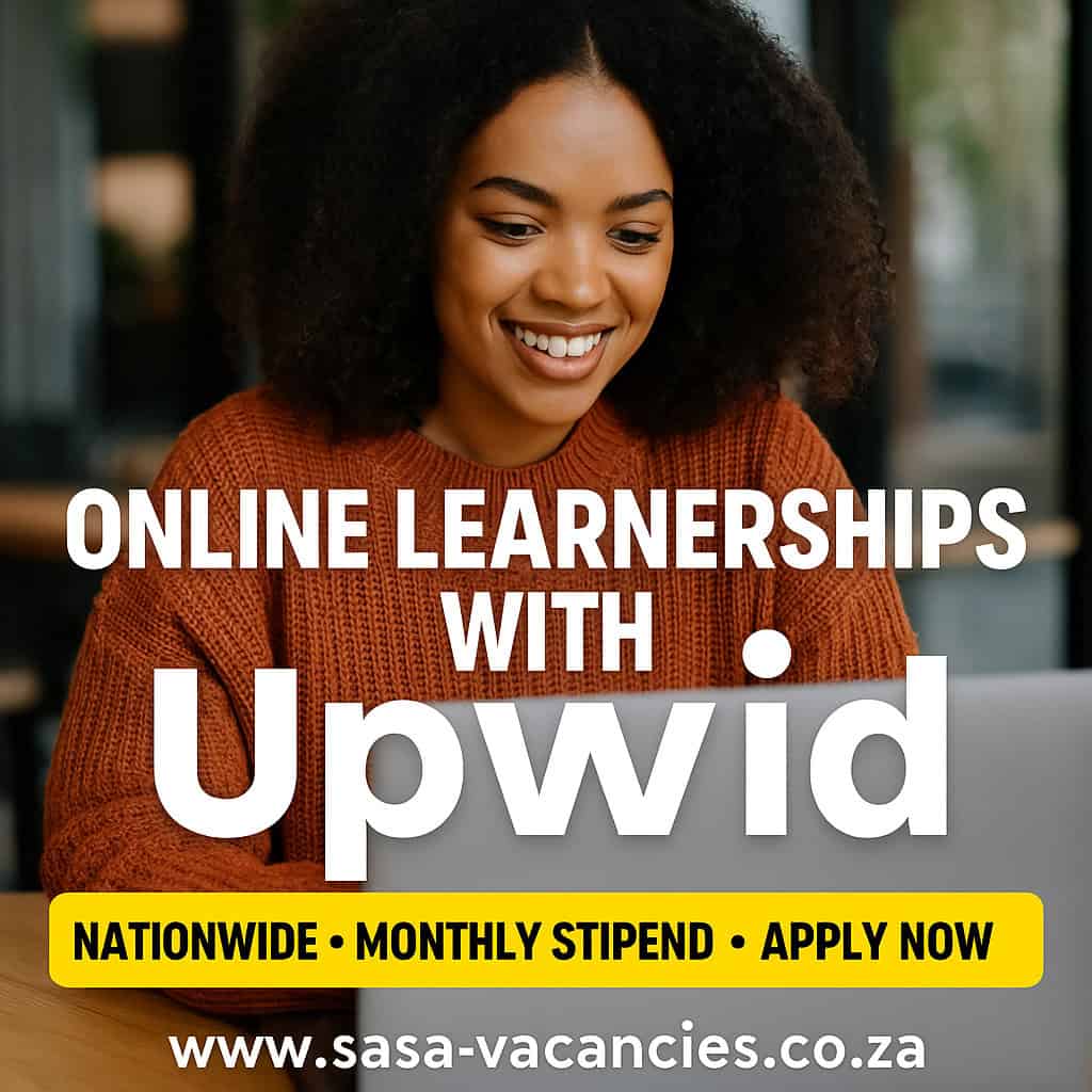 Upwid Online Learnerships 2025 – Learn Anywhere, Grow Everywhere - Sasa ...
