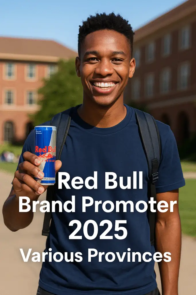 Red Bull Brand Promoter – 2025 (Various Provinces) - Sasa-vacancies
